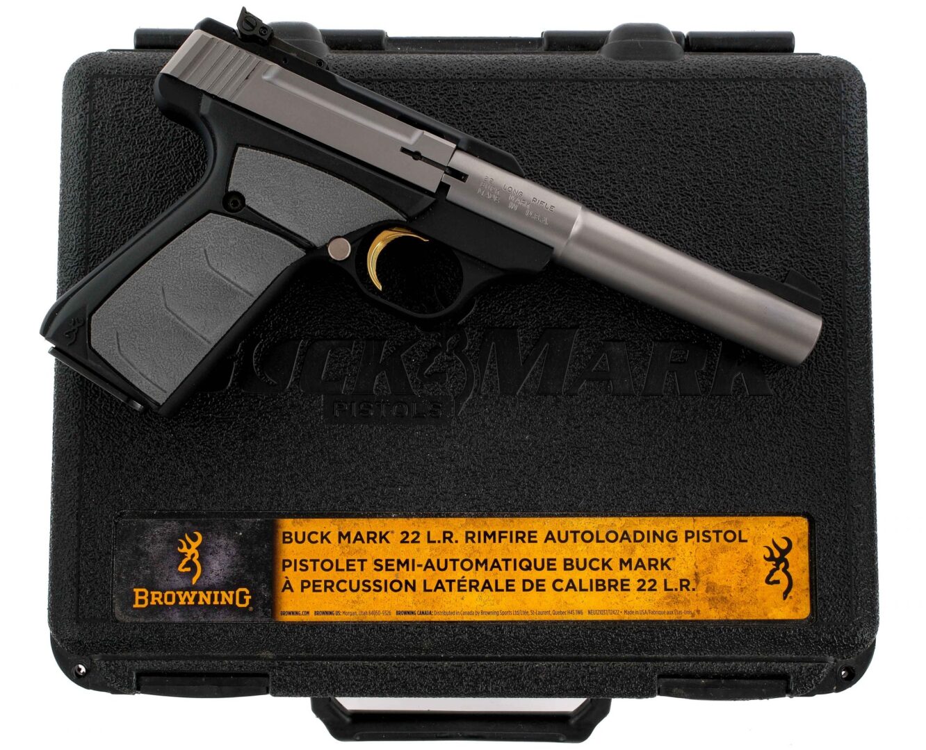 Browning Buck Mark Camper UFX .22 LR Pistol - CT Firearms Auction