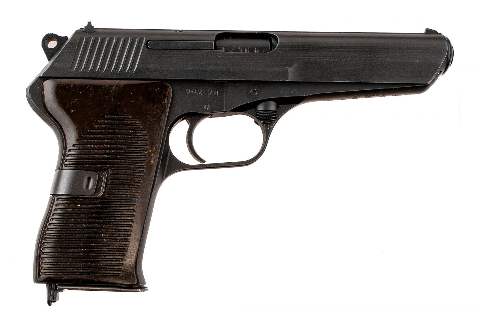 CZ VZ 52 7.62x25 Tokarev Semi Auto Pistol - CT Firearms Auction