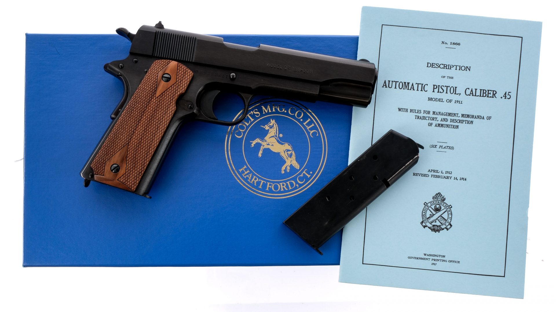 Colt Gov't 100 Yr Anniv Tier III .45 ACP 1911 - CT Firearms Auction