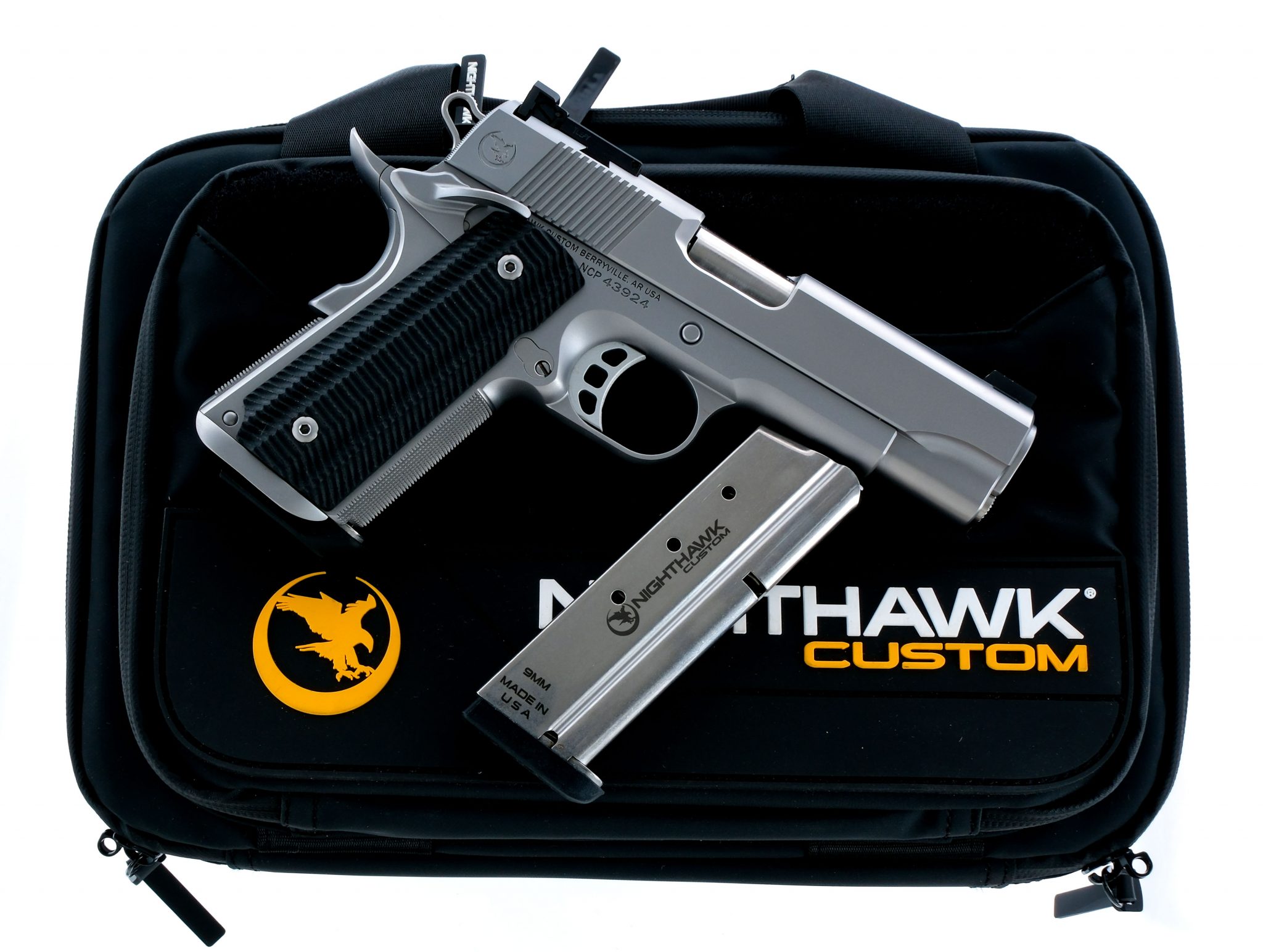 Custom Nighthawk T3 9mm 1911 Semi Auto Pistol - CT Firearms Auction