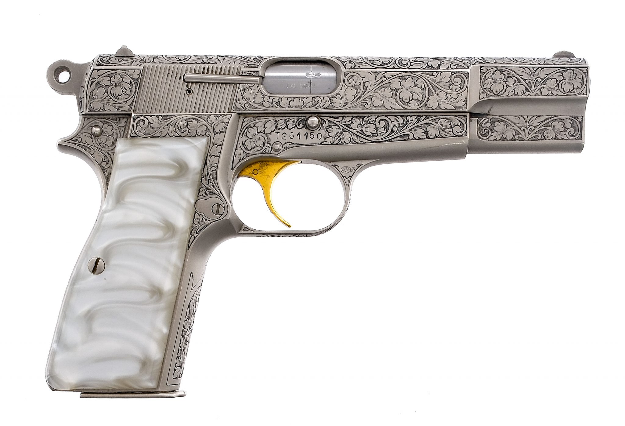 Factory Engraved Browning Hi Power Renaissance 9mm - CT Firearms Auction