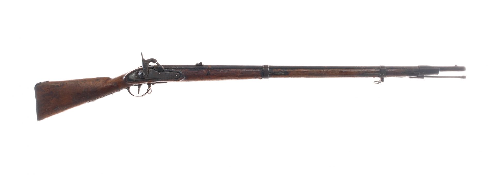 Full Stock Percussion Musket / Rifle - CT Firearms Auction