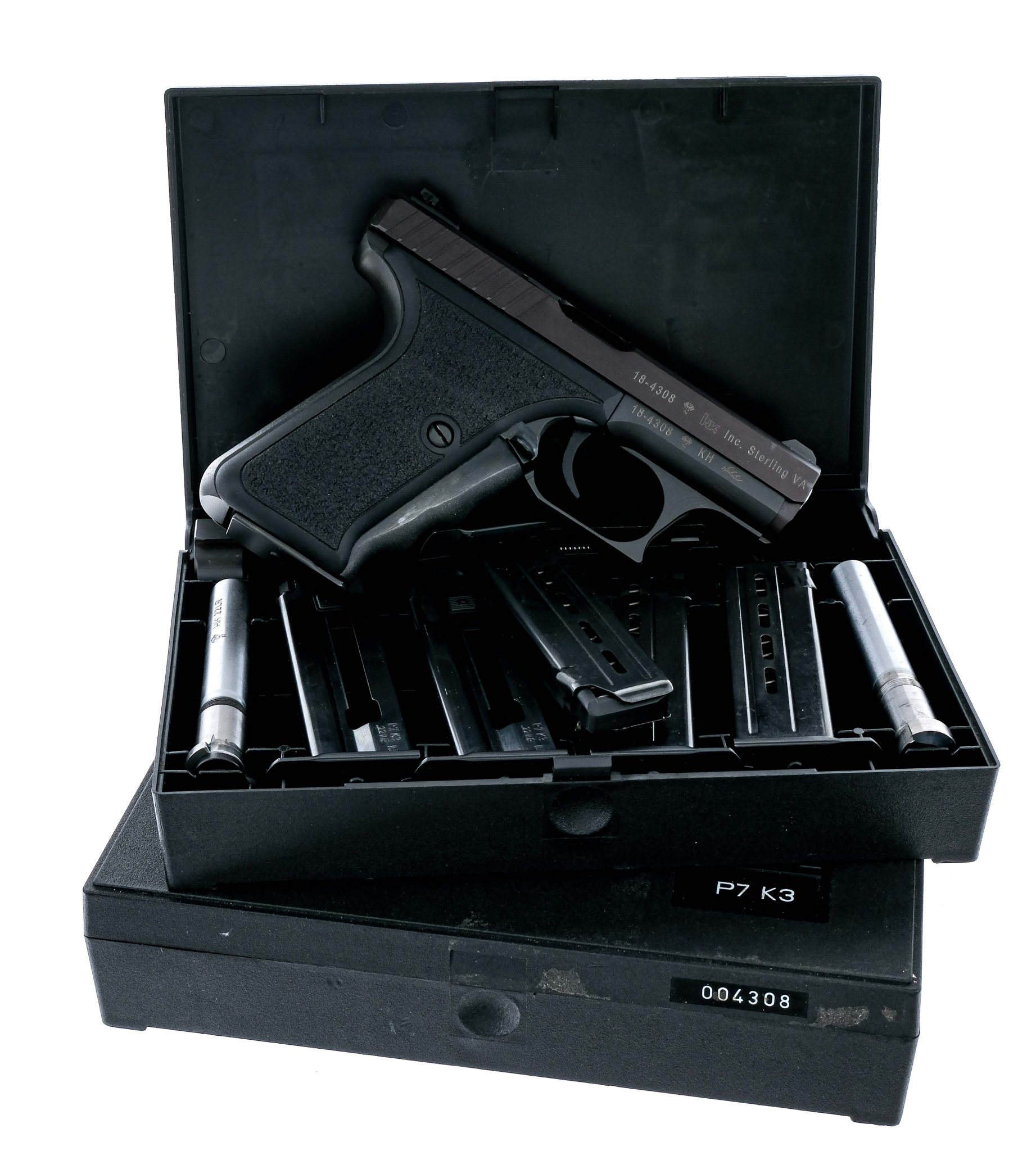 HK P7K3 FULL SET .380 / 7.65 / .22LR Pistol P7 K3 - CT Firearms Auction