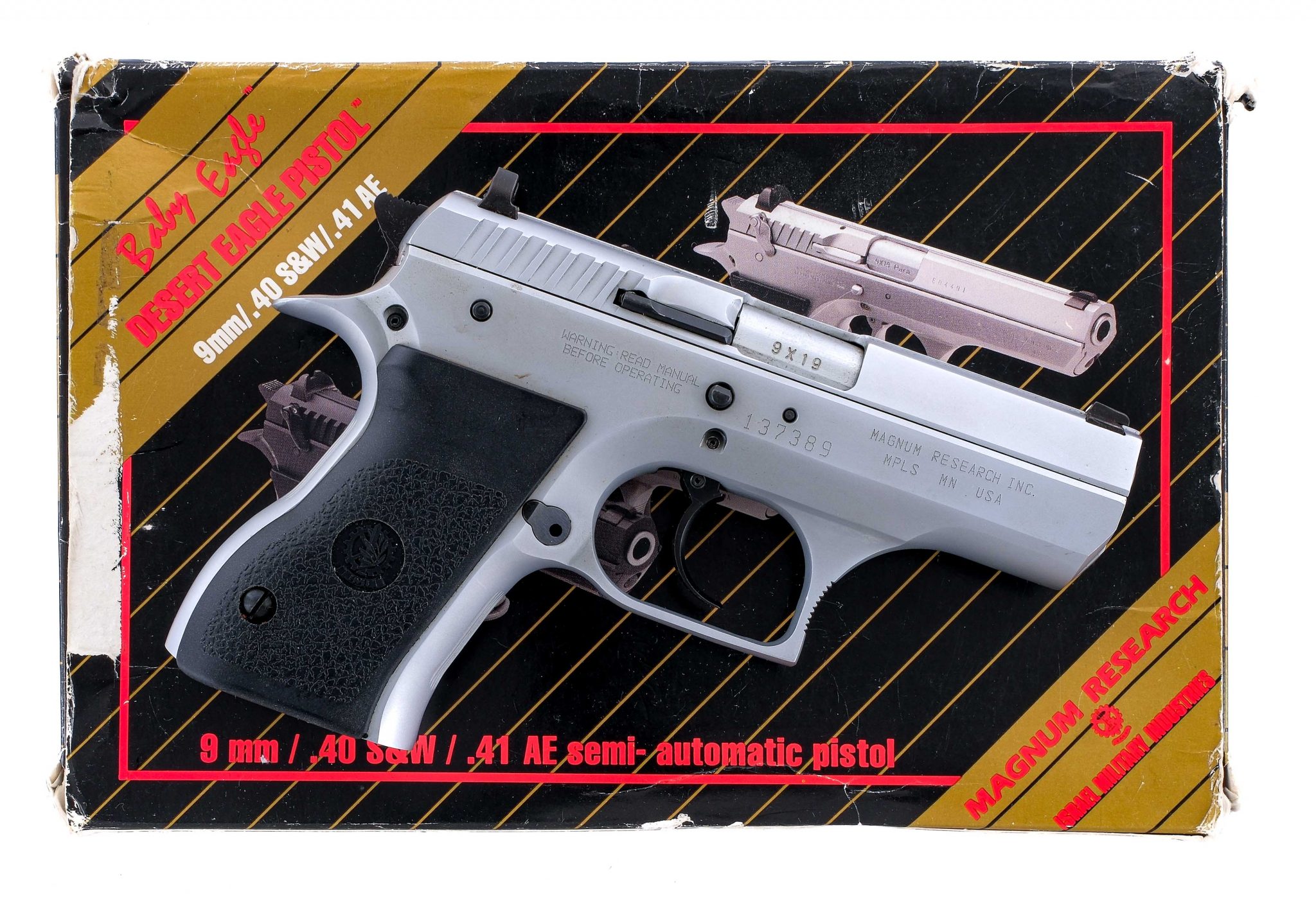 IMI Magnum Research Desert Eagle 9mm Pistol - CT Firearms Auction