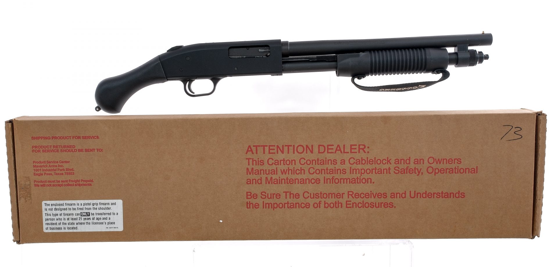 Mossberg 590 Shockwave 20Ga Pump Action Firearm - CT Firearms Auction