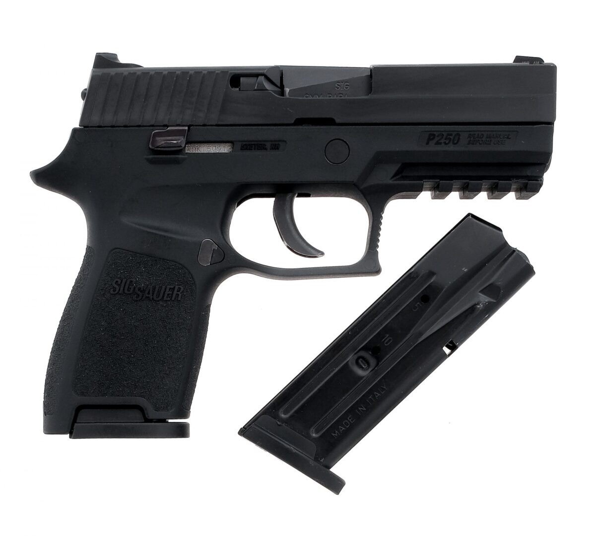 Sig Sauer P250 9mm Semi Auto Pistol - CT Firearms Auction