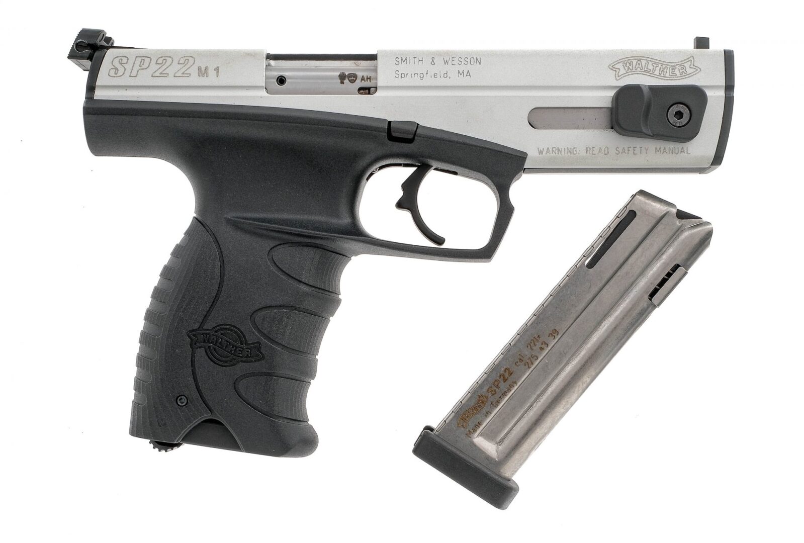 Walther SP-22 M1 .22 LR Semi Auto Pistol - CT Firearms Auction