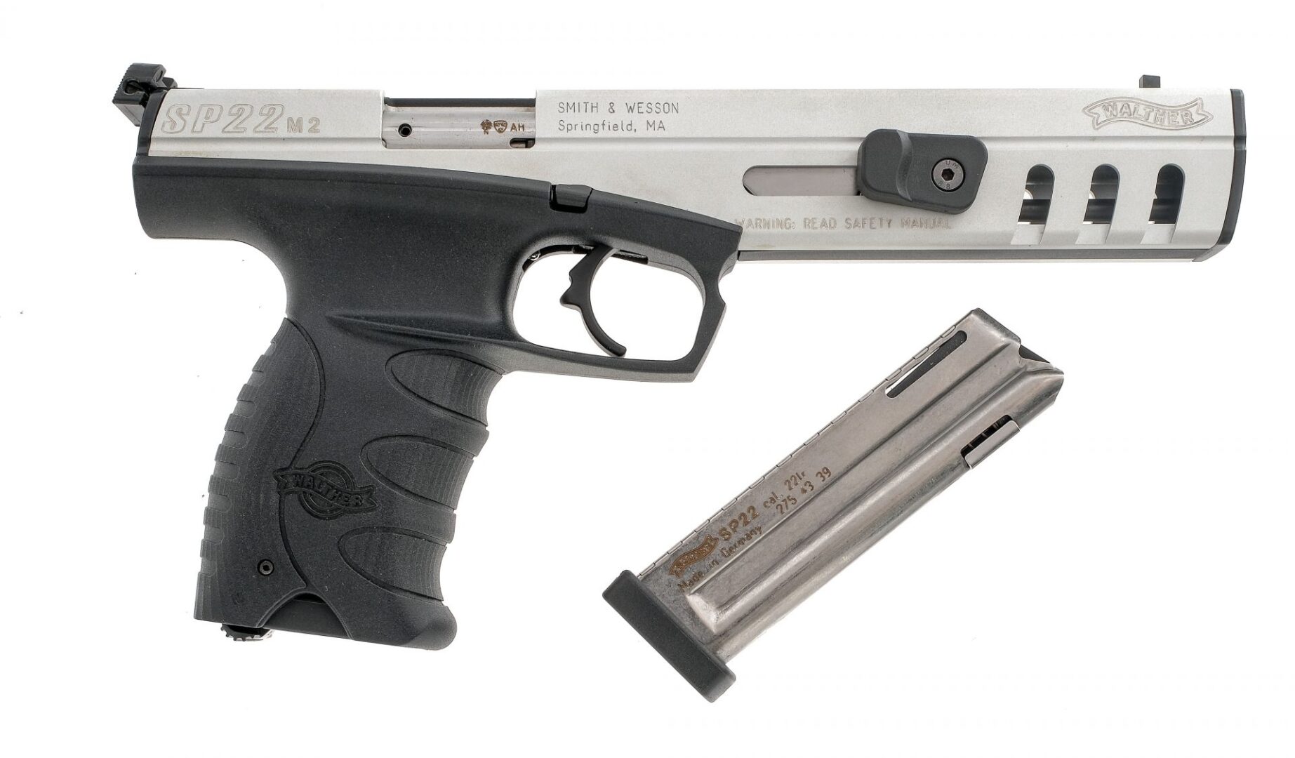 Walther SP-22 M2 .22 LR Semi Auto Pistol - CT Firearms Auction