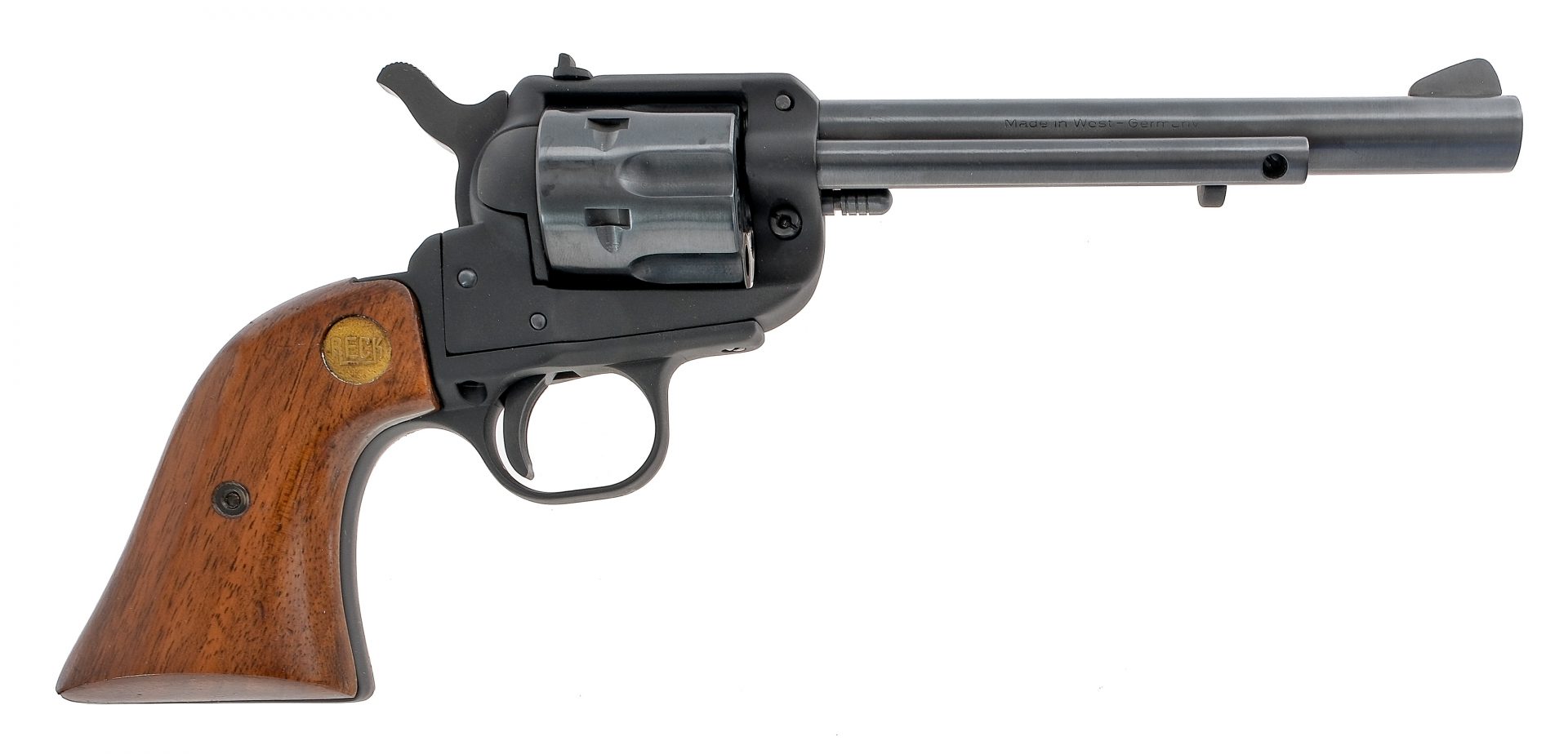 West German Reck R12 .22 LR Single Action Revolver - CT Firearms Auction