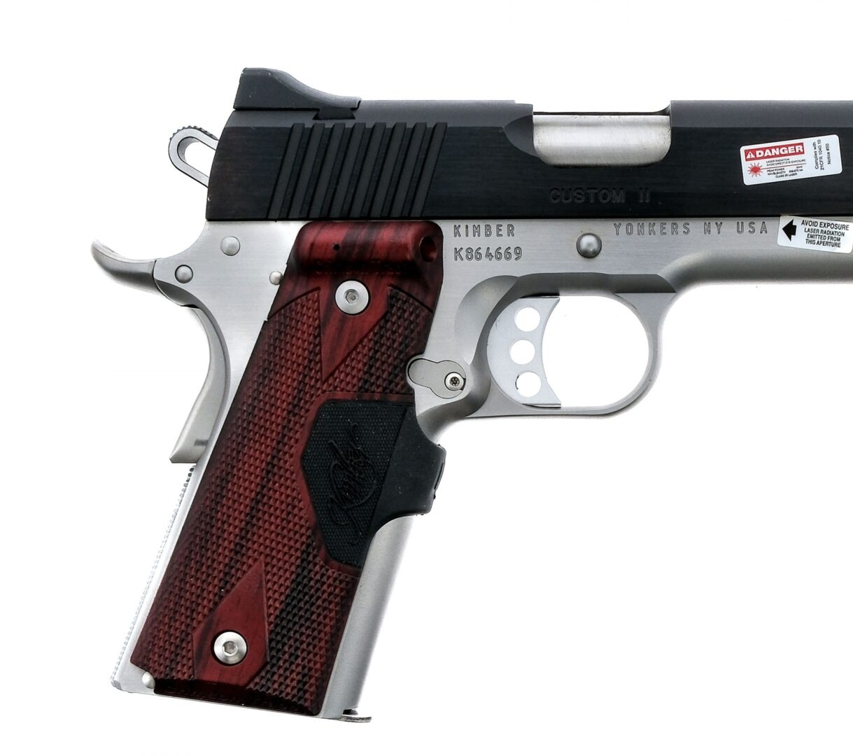 Kimber Custom II Laser Grip .45 ACP 1911 - CT Firearms Auction