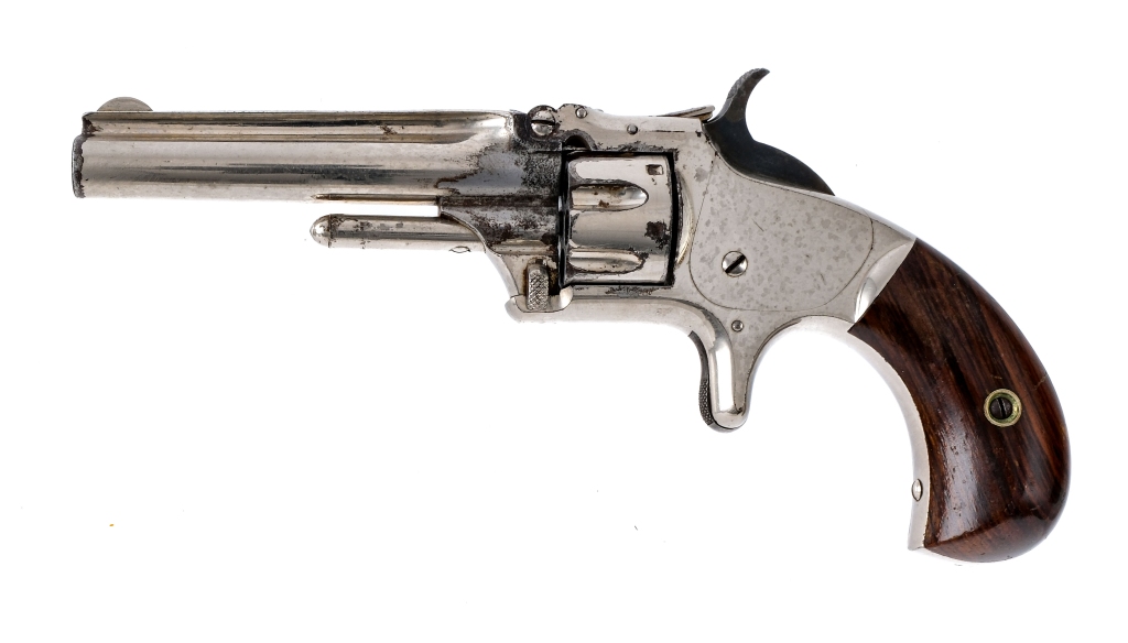 S&W Model 1 3rd Issue .22 RF Revolver - CT Firearms Auction